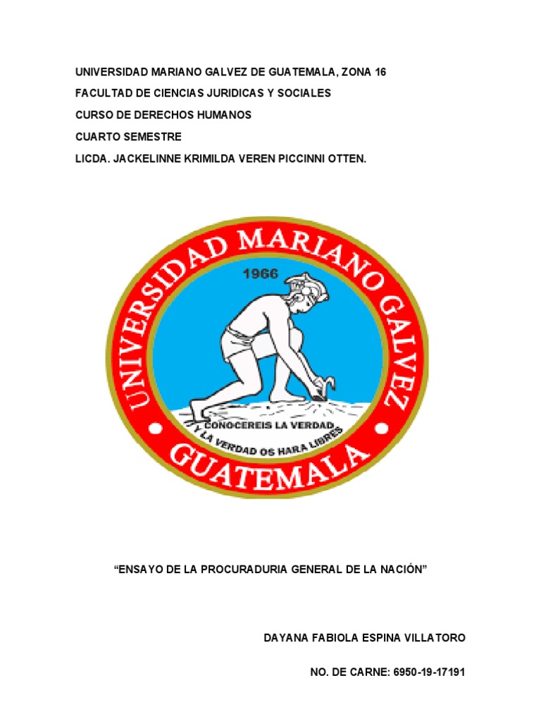 La Procuraduria General de La Nacion | PDF | Estado (política) | Nación