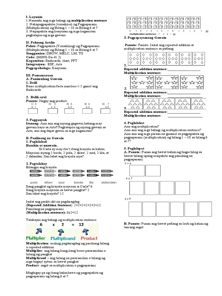 Math LP q2 Week 1 Day 1-2 | PDF