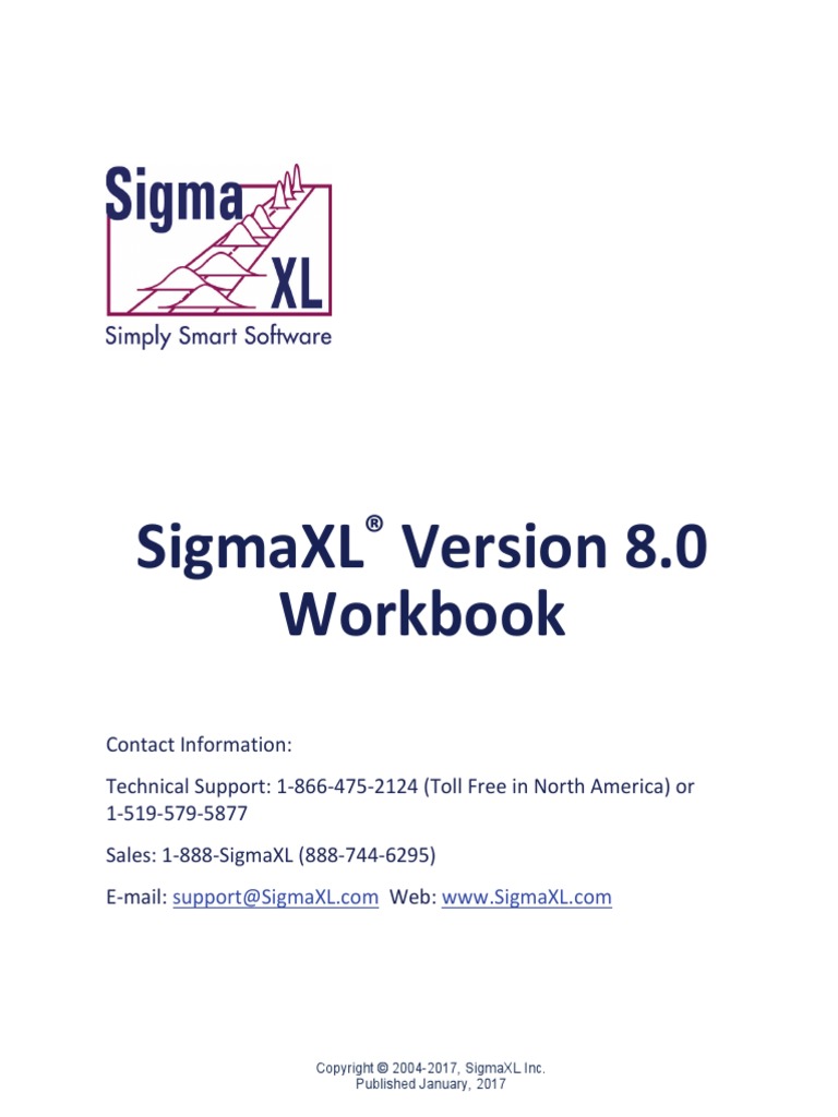 SigmaXL Version 8 Workbook | PDF | Student's T Test | Analysis Of Variance