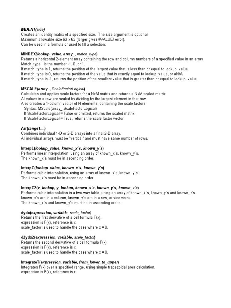 Numerical Methods Toolbox Pdf Matrix Mathematics System Of