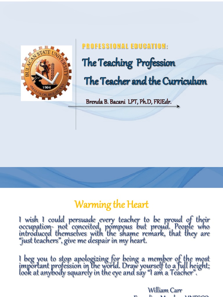 The Many Facets of Teaching: Exploring the Roles, Responsibilities and ...