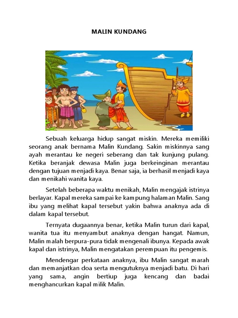 Malin Kundang | PDF
