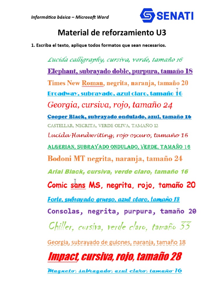 SINU-151 Unidad03 Material Reforzamiento | PDF