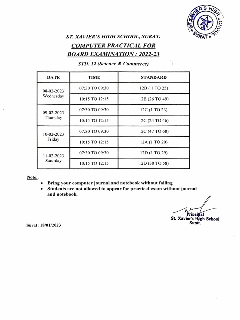 12 Computer Practical | PDF