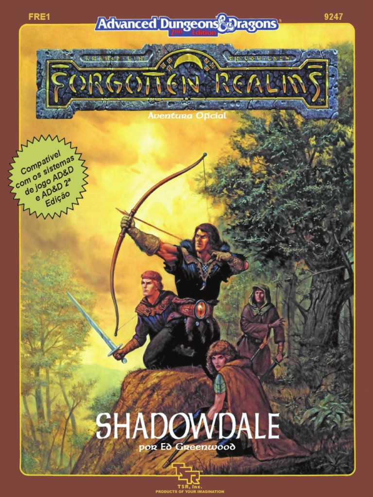 AD&D 2E - Forgotten Realms (Shadowdale - Aventura) (Impressão) | PDF ...