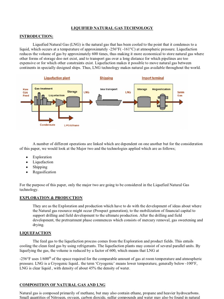 LNG Liquefaction Process Overview | PDF | Liquefied Natural Gas ...