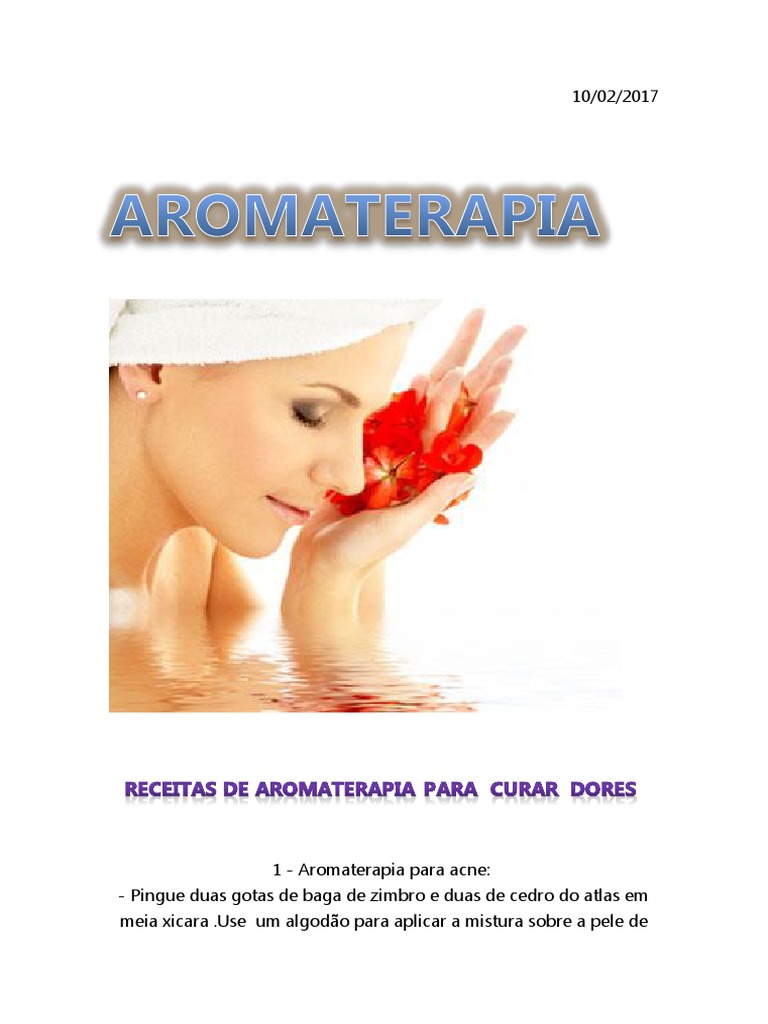 Receitas de Aromaterapia para Saúde | PDF | Óleo essencial | Tensão pré ...