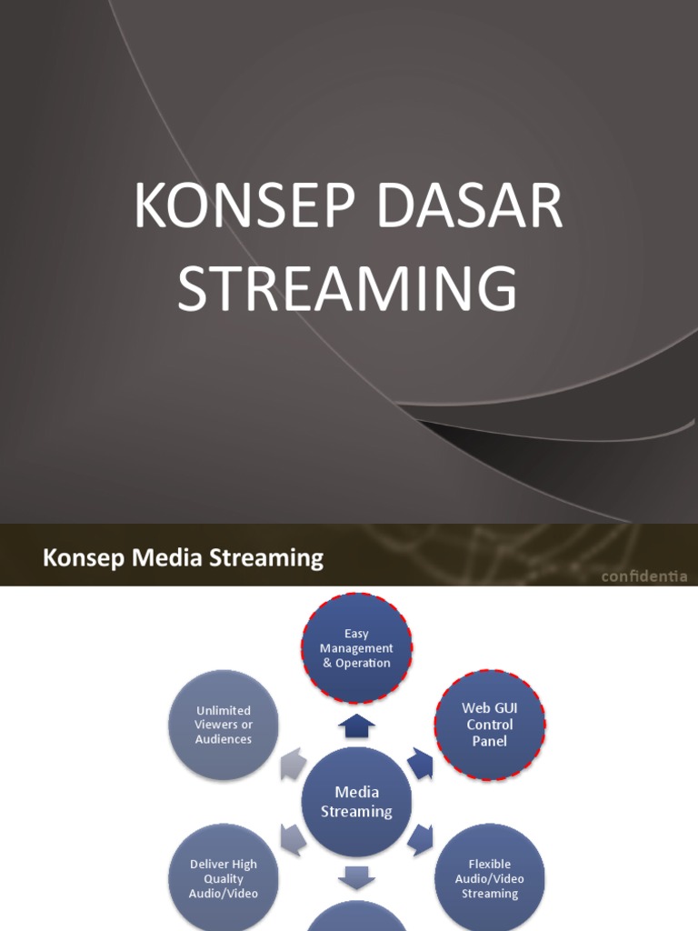 Konsep Dasar Streaming Media | PDF | Streaming Media | Server (Computing)