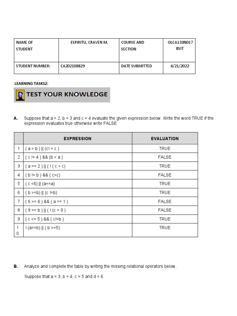 Activity 6 Pdf Computer Programming Computing