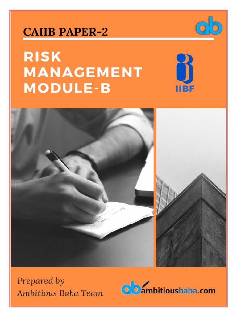 CAIIB Paper 2 Module B Material Risk Management PDF | PDF | Financial ...
