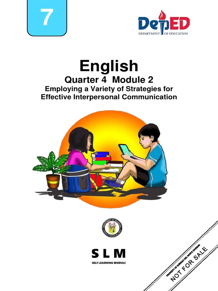 A ENGLISH 7 Q4M2 Teacher Copy Final Layout | PDF | Nonverbal ...