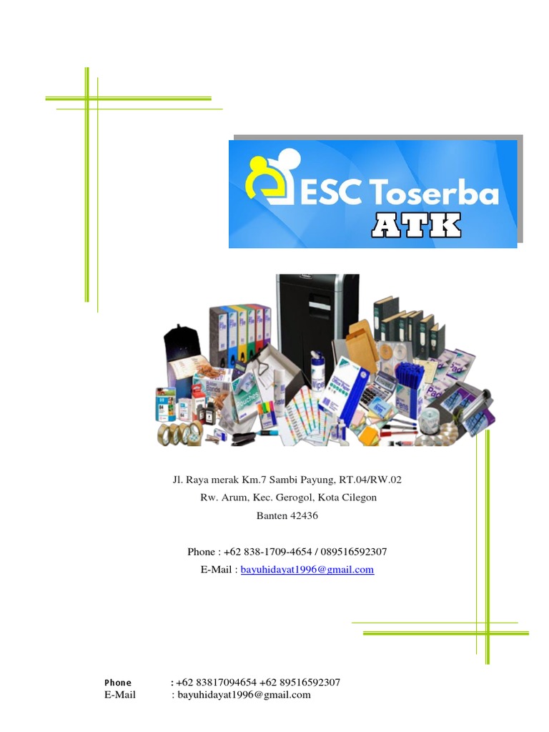 Katalog Produk ATK | PDF