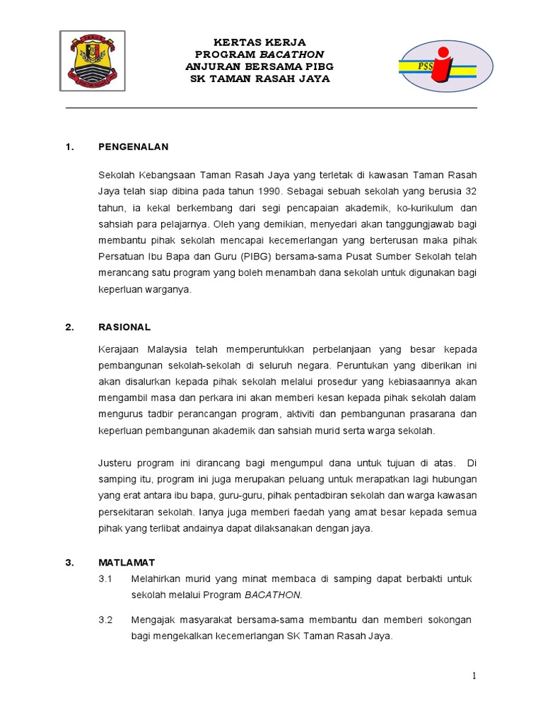 KK Program Bacathon | PDF