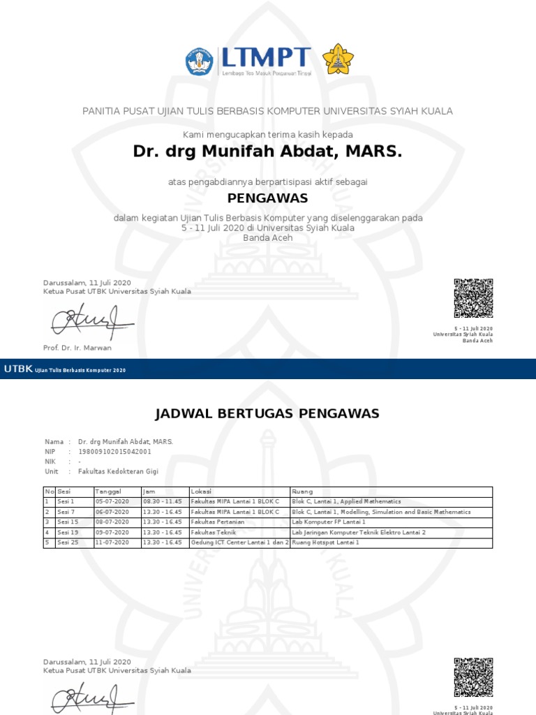 Sertifikat UTBK | PDF | Komputer