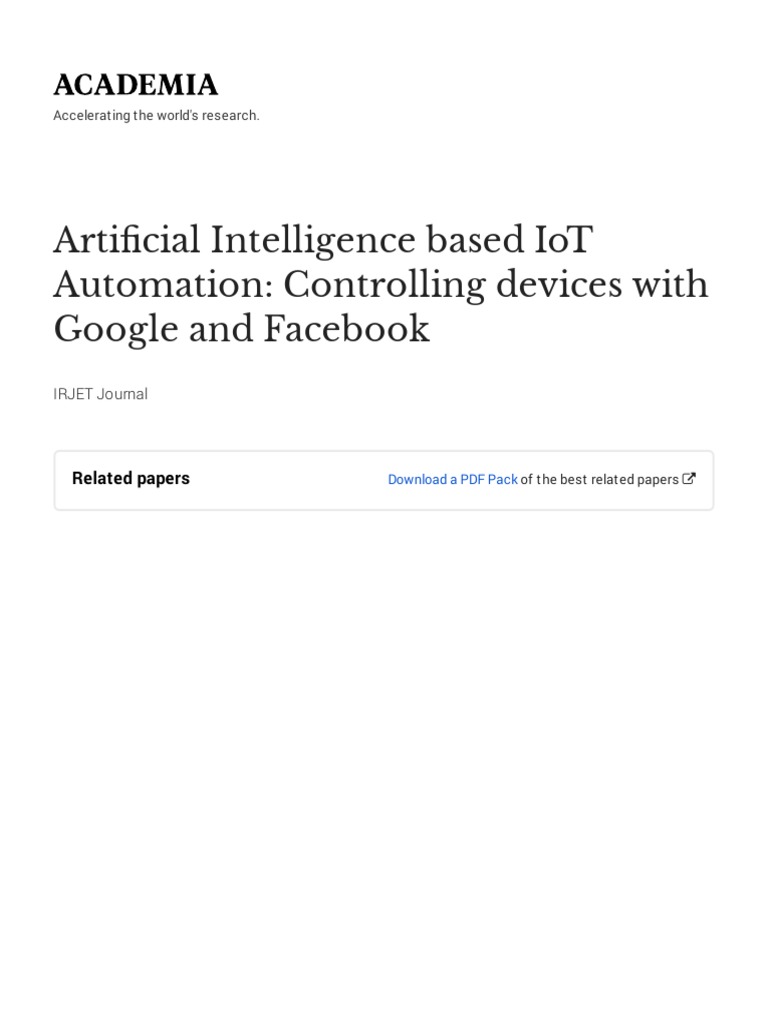 IRJET V5I4323 With Cover Page v2 | PDF | Internet Of Things | Computer ...