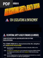 OSH Legislation | PDF | Occupational Safety And Health | Employment