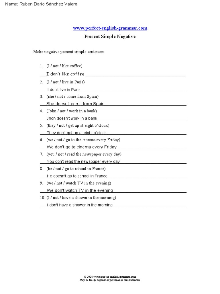 Simple Present Task | PDF | Tea | Non Alcoholic Drinks