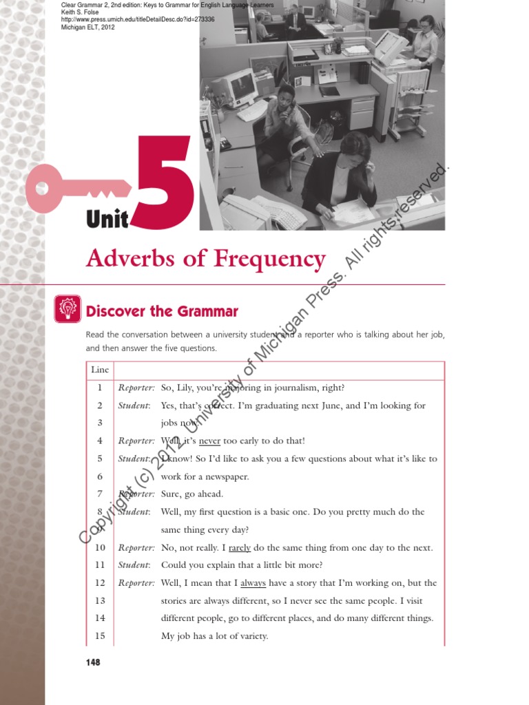 Adverbs of Frequency | PDF | Subject (Grammar) | Adverb