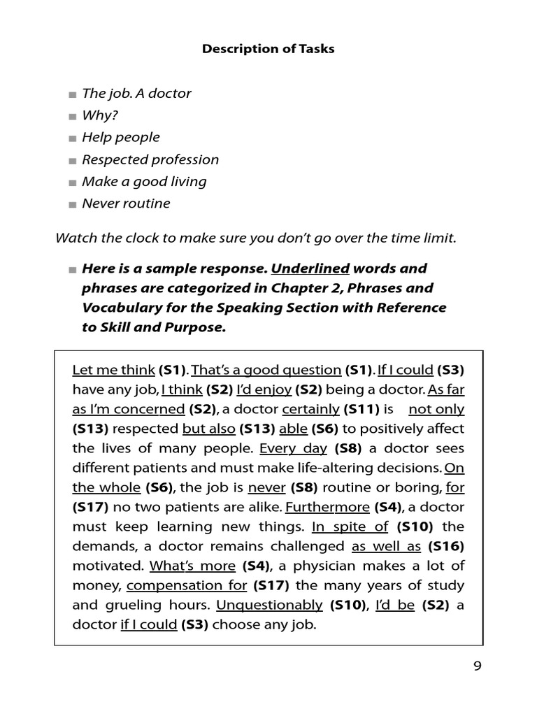 Phrases For The TOEFL Speaking and Writing Sections (2008) - Part2 | PDF | Camouflage | Internship
