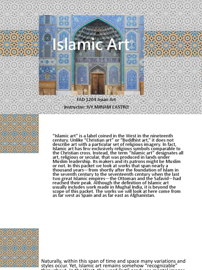 Overview of Islamic Art History | PDF | Muhammad | Medina