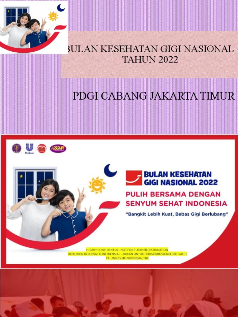 New Paparan BULAN KESEHATAN GIGI NASIONAL TAHUN 2022 - SHP | PDF