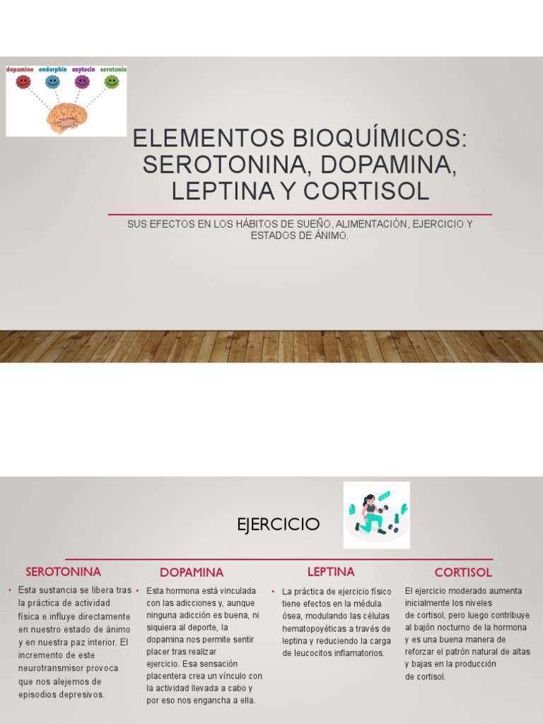 Elementos Bioquimicos | PDF | Serotonina | Leptina