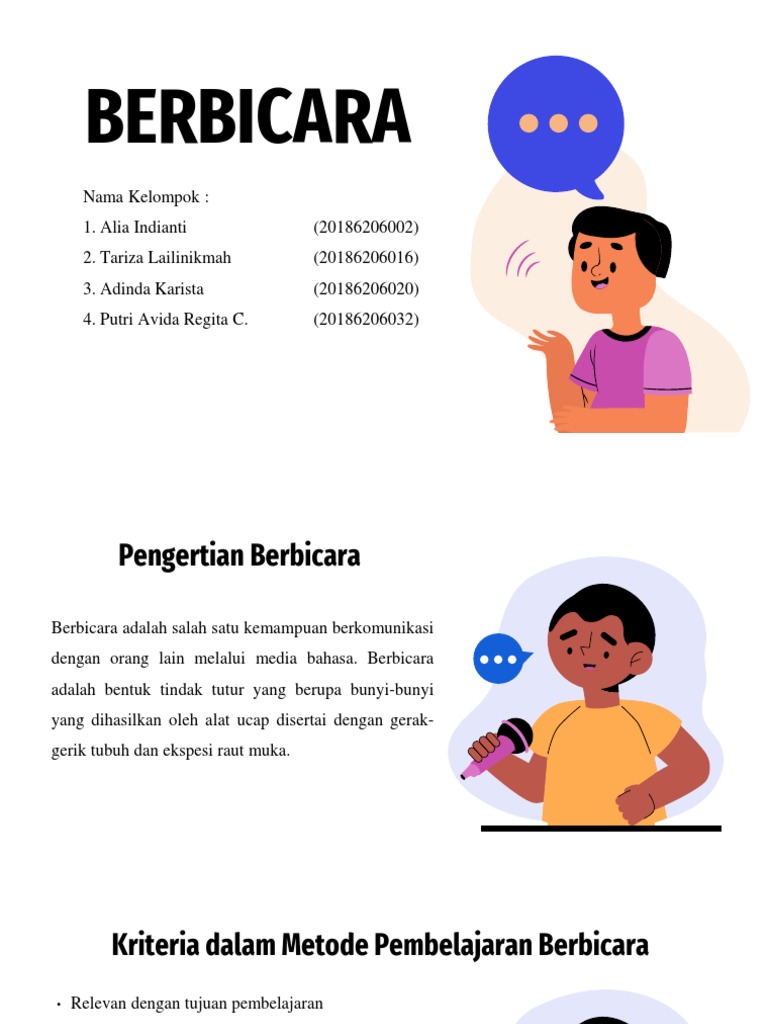 Ppt. Berbicara | PDF
