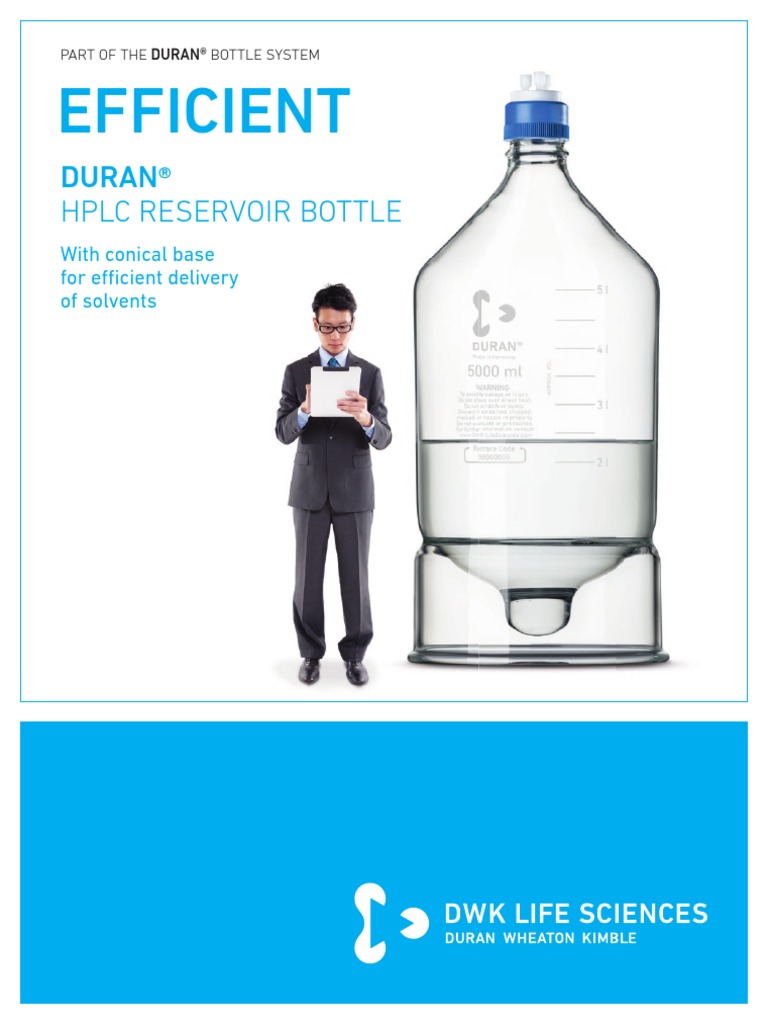 DURAN HPLC-Reservoir-Bottle-GL45 Flyer EN LOW | PDF | High Performance ...
