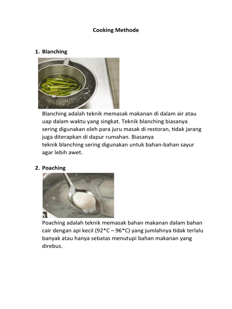 Cooking Methode | PDF
