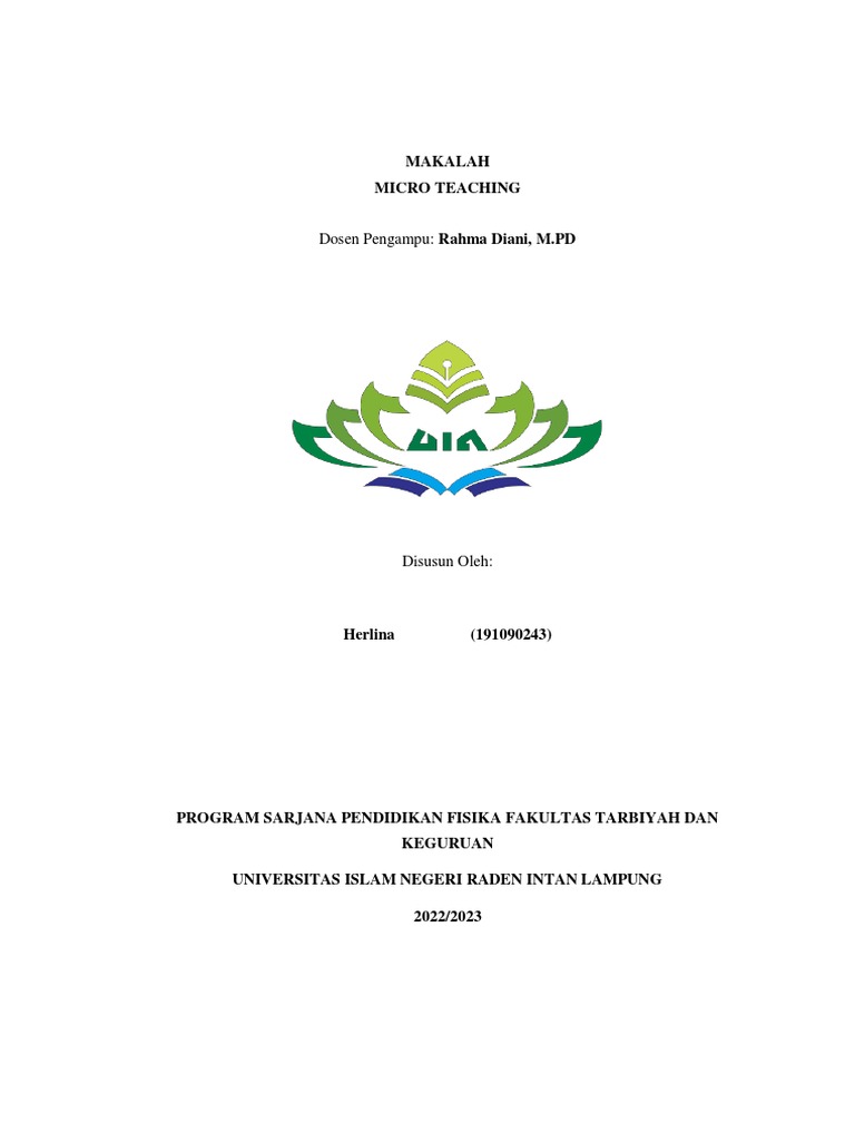 Panduan Micro Teaching untuk Calon Guru | PDF | Karier & Perkembangan