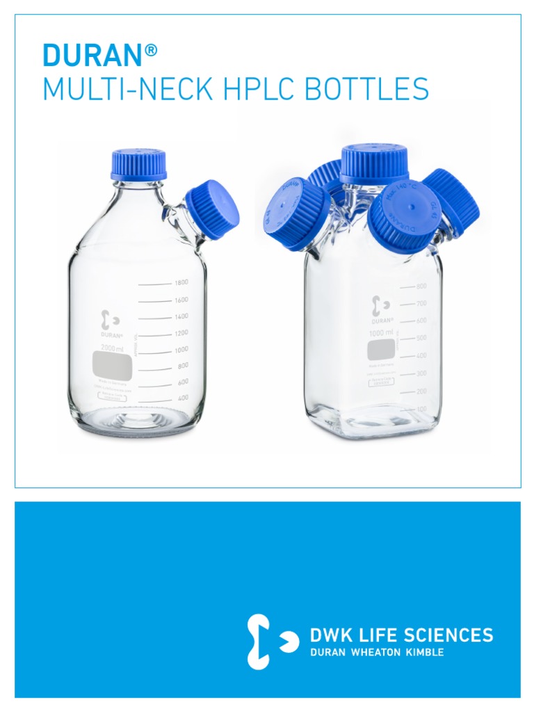 DWK Multi-Neck HPLC Bottles EN LOW | PDF | High Performance Liquid ...