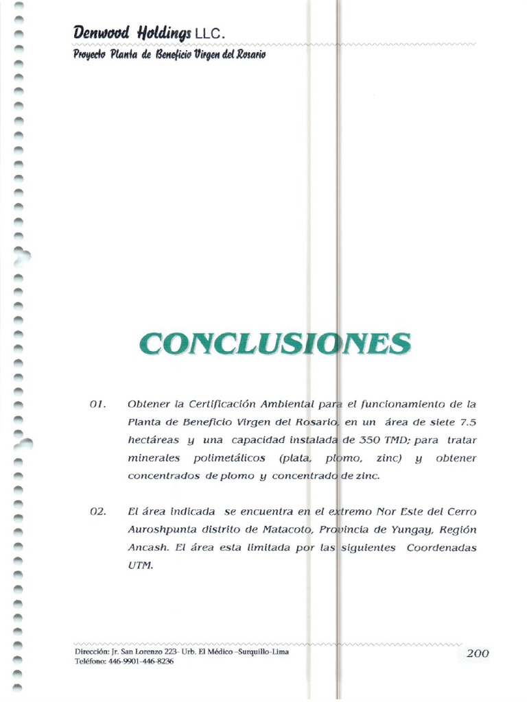 Conclusiones | PDF