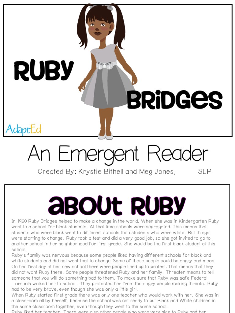 Ruby Bridges | PDF | Vocabulary | Communication