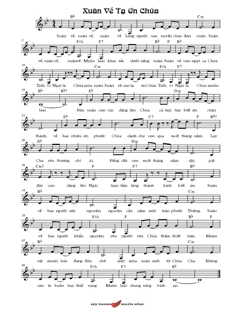 Xuan Ve Ta On Chua | PDF