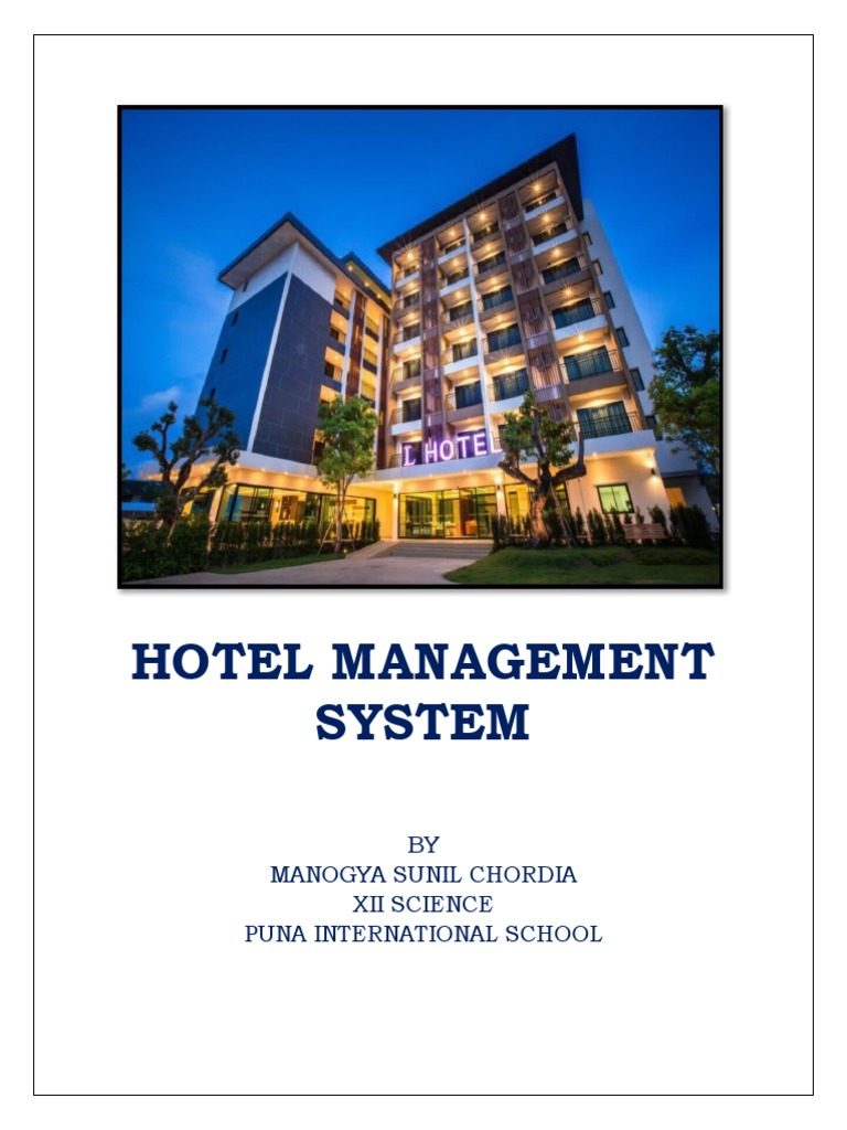 Hotel Management System | PDF | Python (Programming Language) | My Sql Hotel Management System | PDF | Python (Programming Language) | My Sql