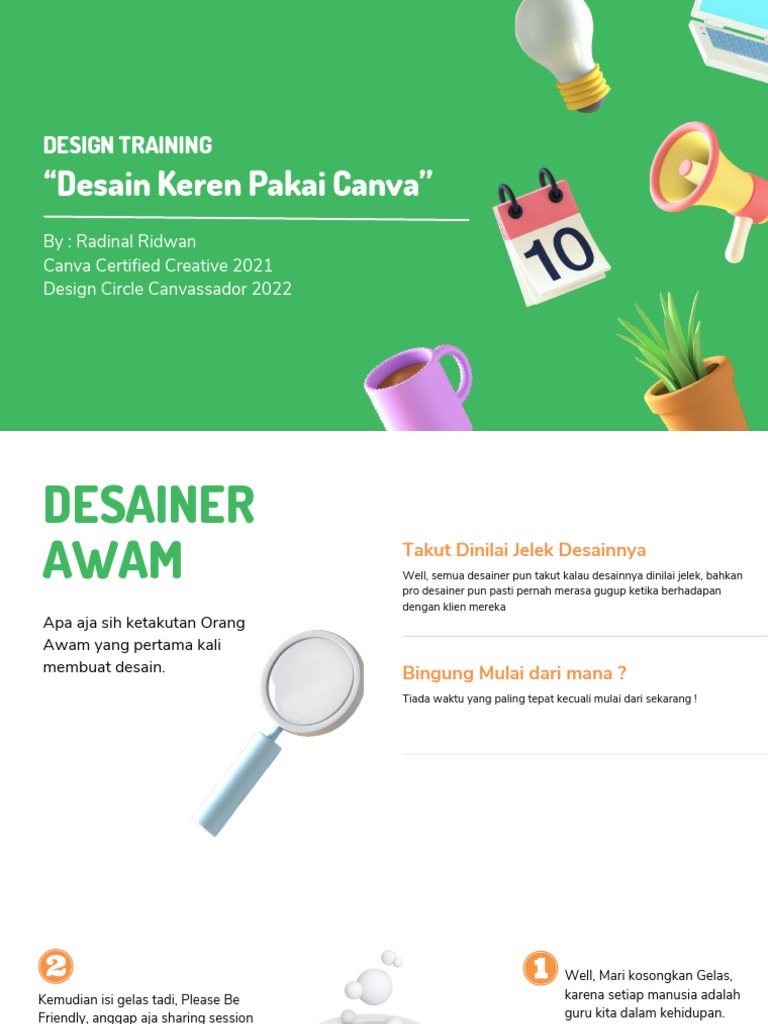 Desain Keren Pakai Canva | PDF