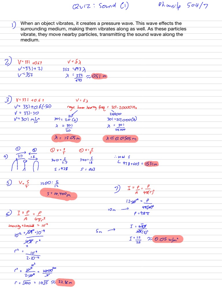 Physics Improve Score | PDF | Sound | Audiology