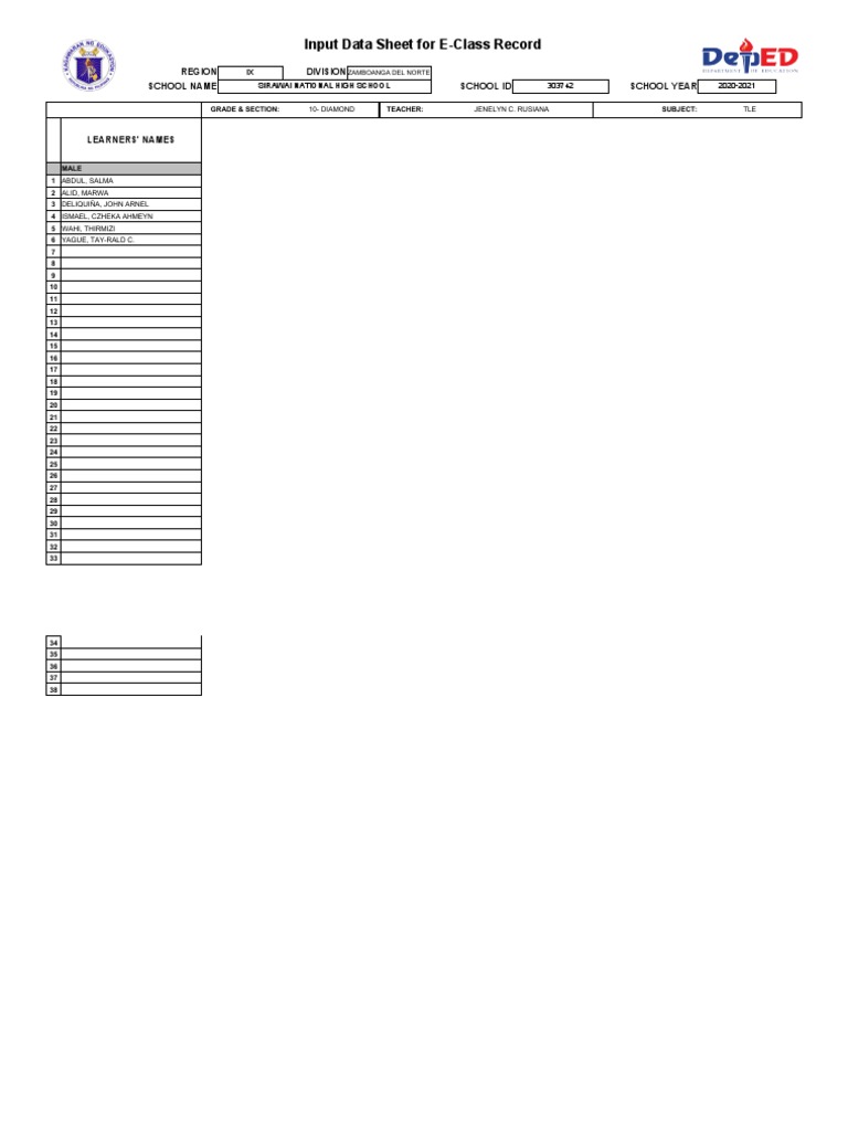 Grade 7 10 Tle Diamond | PDF