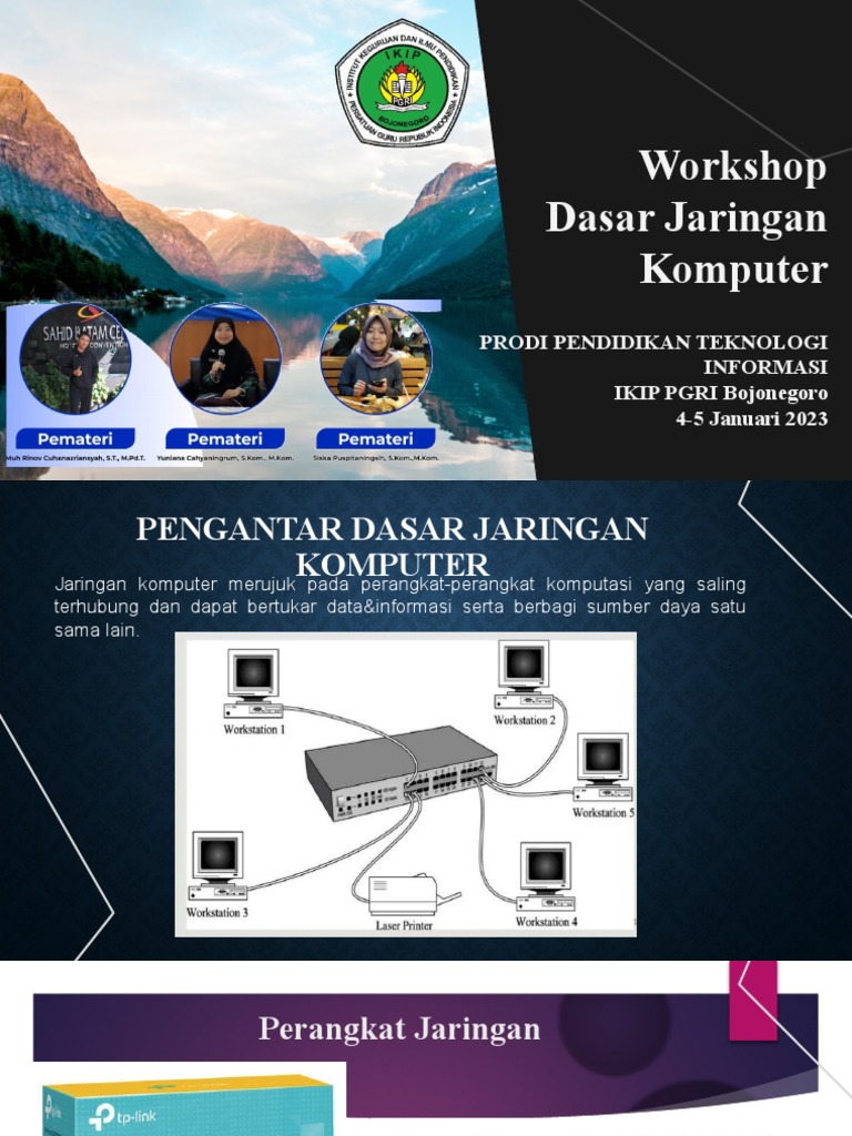 Workshop Pengantar Dasar Jaringan Komputer | PDF | Sains & Matematika ...