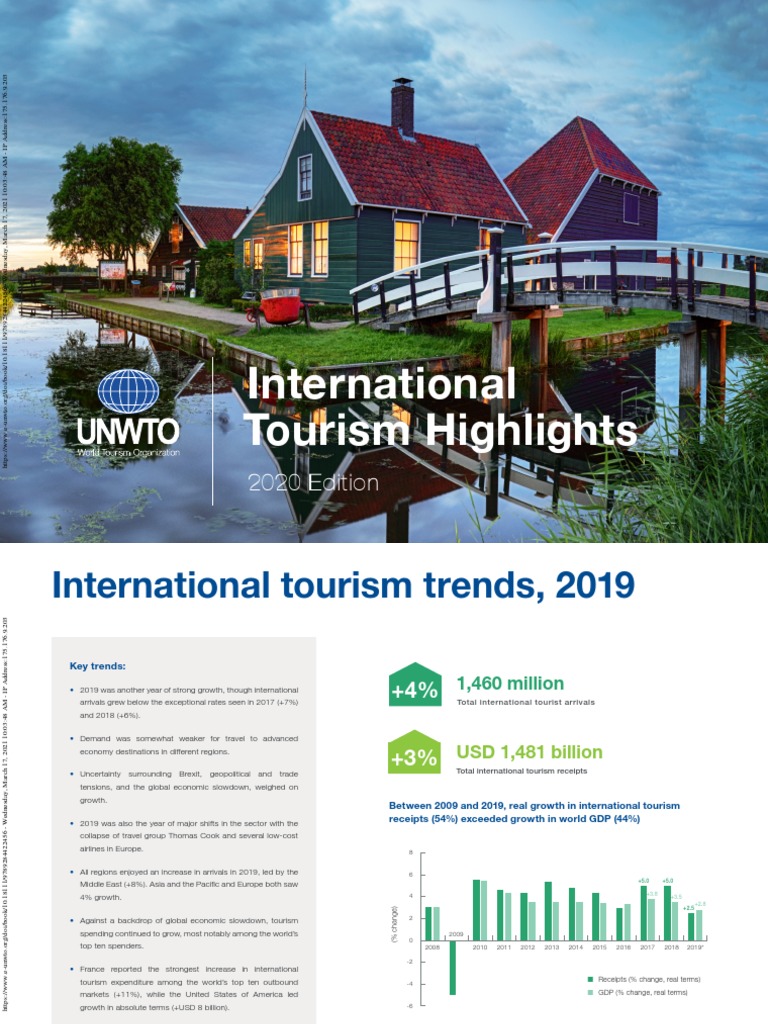 TETRENDS - 8. UNWTO International Tourism Highlights 2020 | PDF ...