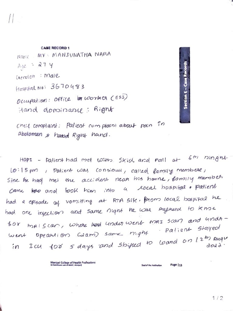 Leno Benny Case Presnatation | PDF