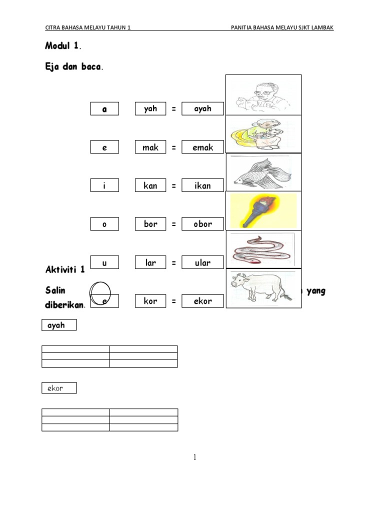 Citra BM Tahun 1 | PDF