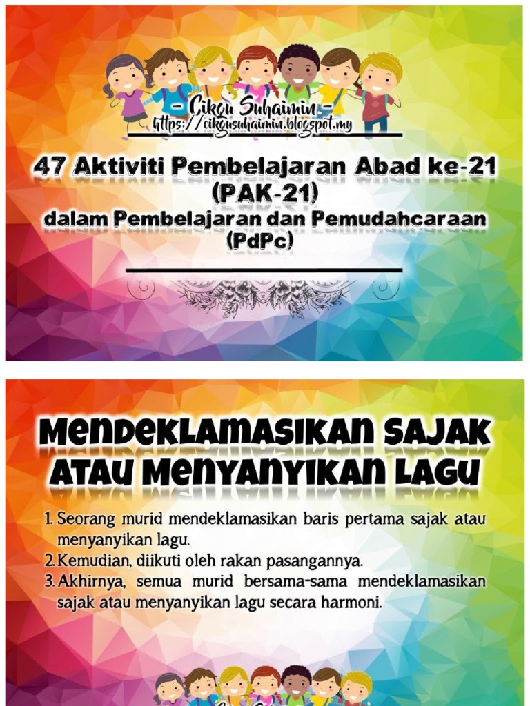 Aktiviti Pak 21 | PDF