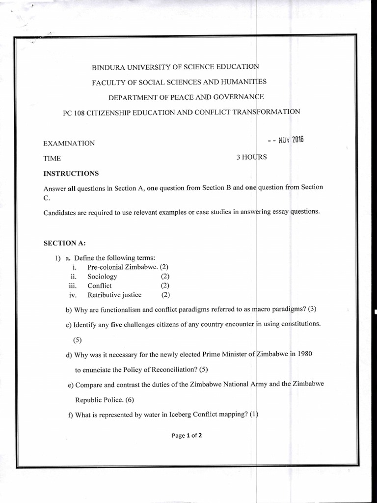 PC108 Examination | PDF