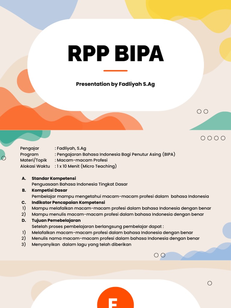 RPP Bipa | PDF