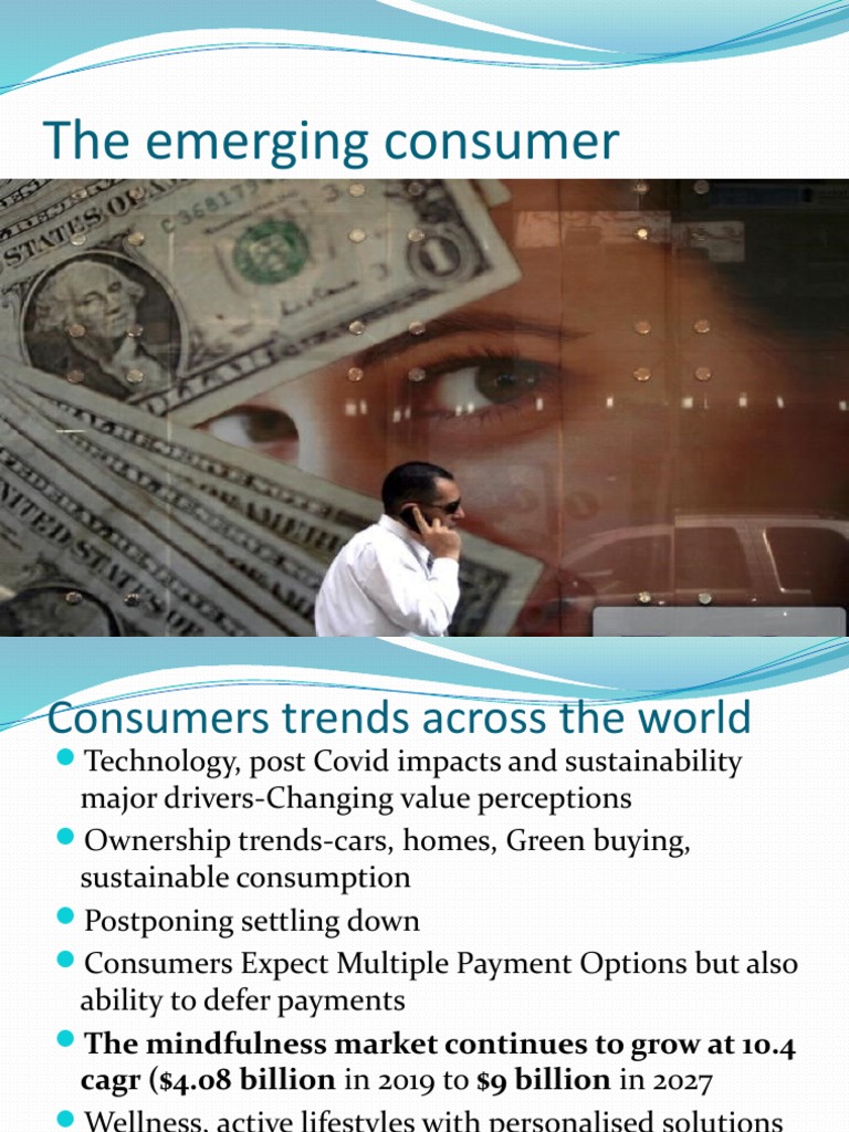 Emerging Consumer Behaviour Trends Pdf Consumption Economics