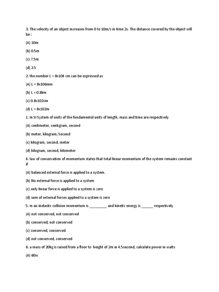 Nums Past Paper 2019 | PDF | Waves | Momentum