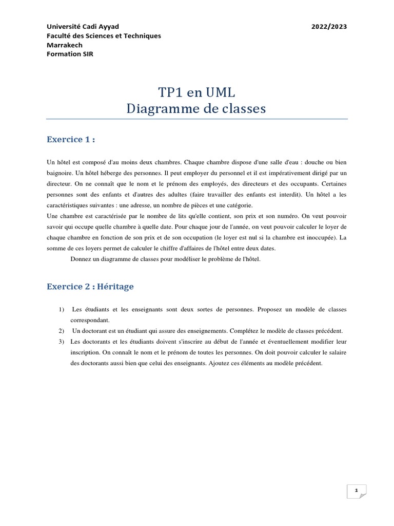 TP1 Corrigé | PDF | Ordinateurs