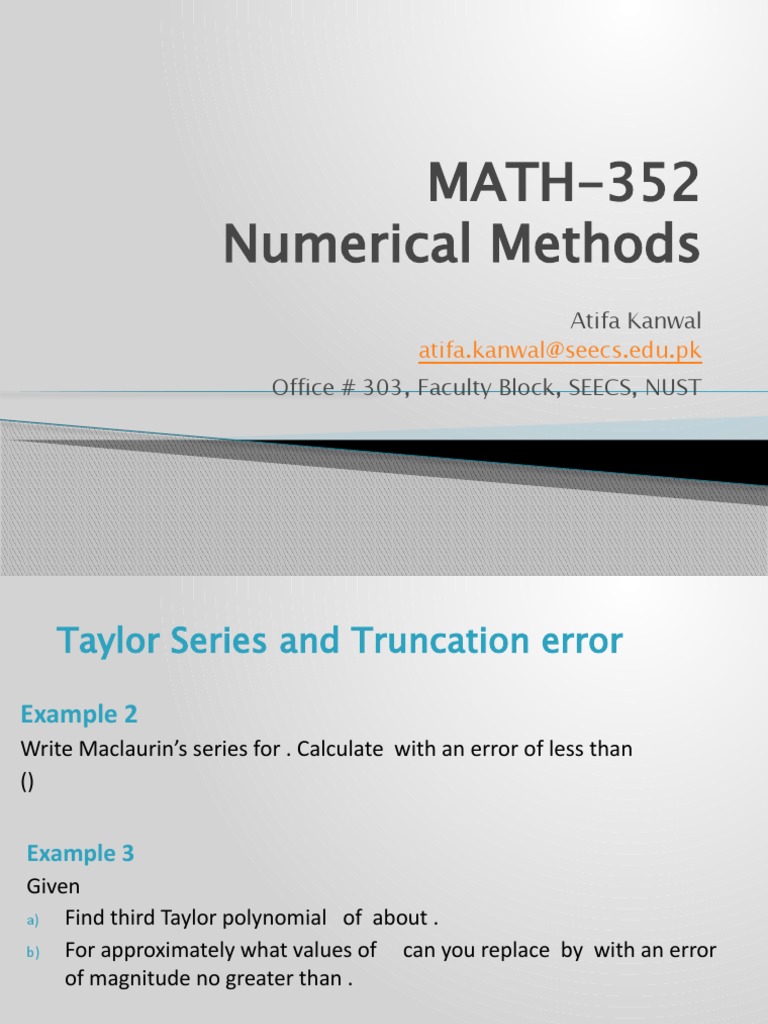 Lec 4 Bisection Method | PDF | Theoretical Computer Science | Mathematics