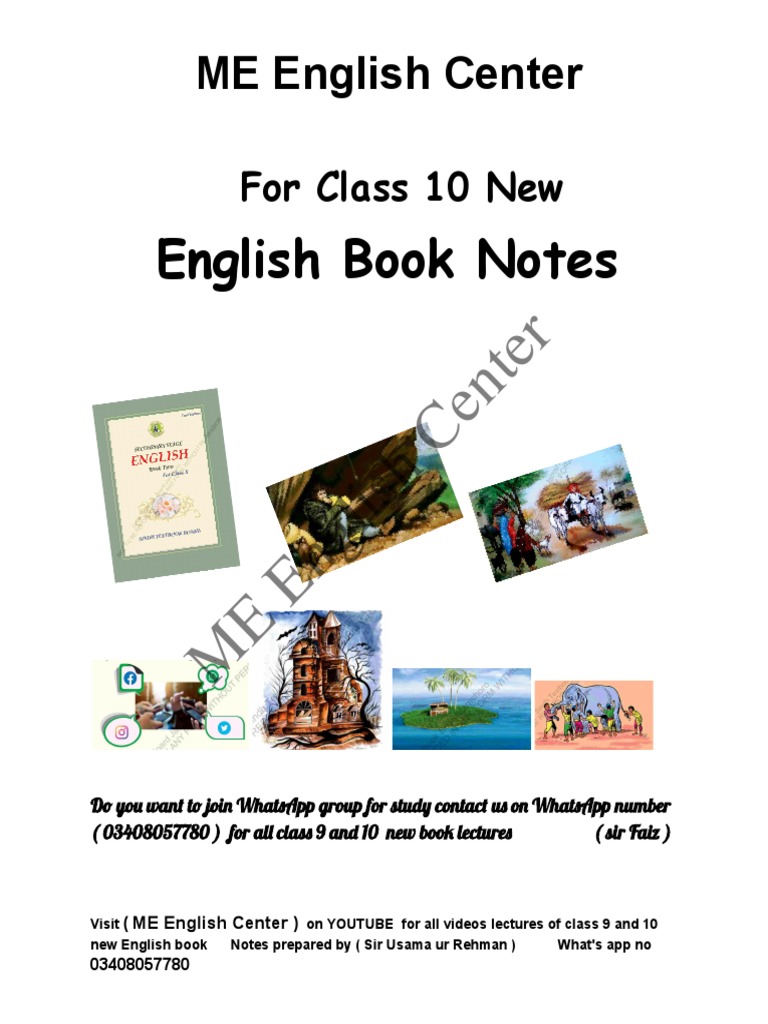 Class 10 English Notes PDF Guide | PDF | Air Pollution | Oxide